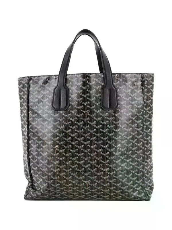 Goyard Voltaire Iii Coated Canvas Tote Bag - Black
