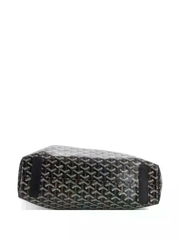 Goyard Voltaire Iii Coated Canvas Tote Bag - Black