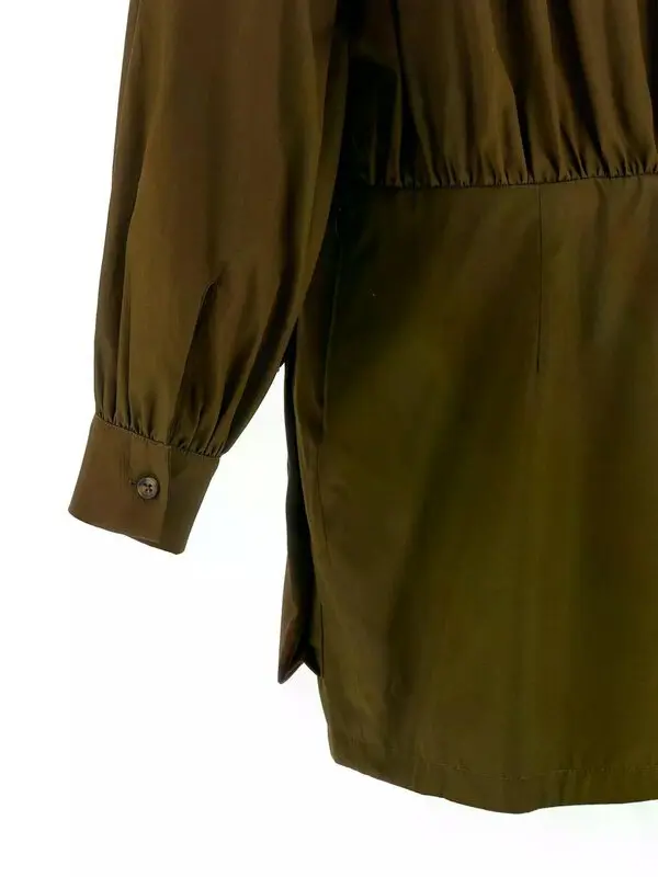 7 For All Mankind Utility Poplin Mini Dress - Brown