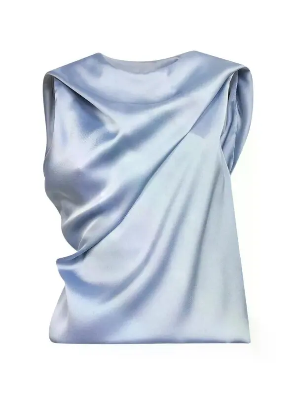 BLANCA VITA Asymmetric Draped Top