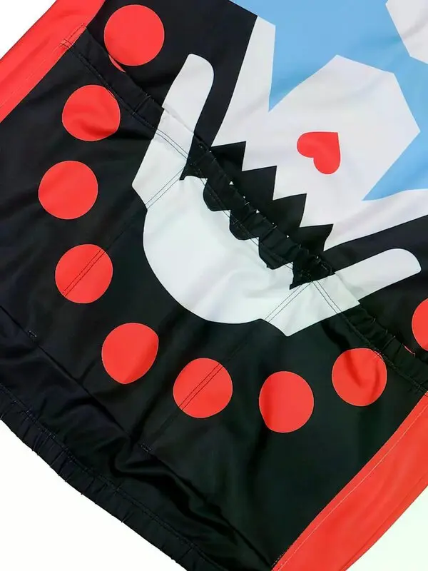 WALTER VAN BEIRENDONCK Graphic Bike Top - Black
