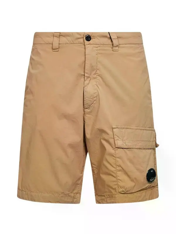 C.P. COMPANY Lens-detail Cargo Shorts - Neutrals