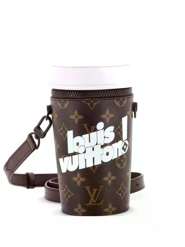 LOUIS VUITTON Coffee Cup Convertible Pouch - Brown