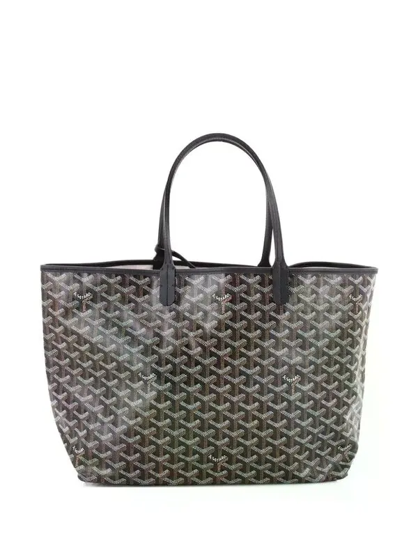 Goyard Saint Louis Coated Canvas Pm Tote Bag - Black