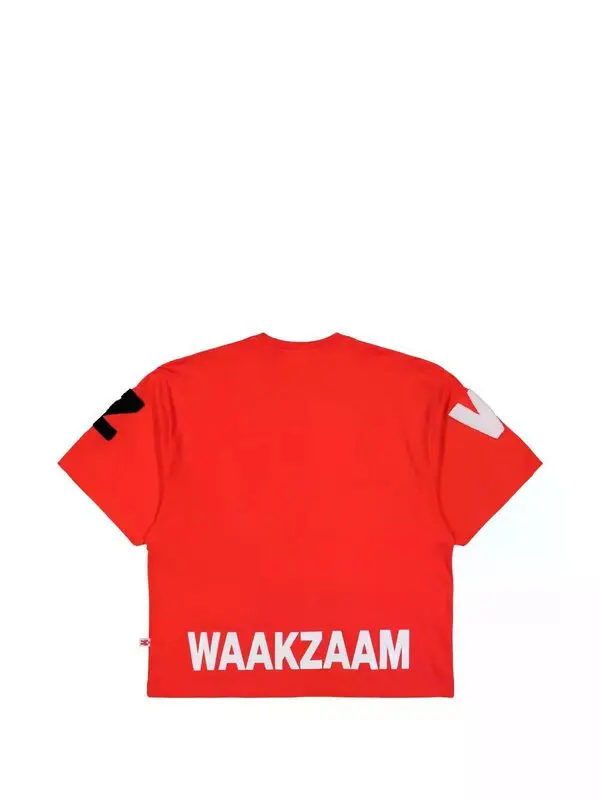 WALTER VAN BEIRENDONCK Waakzaam Front-print T-shirt