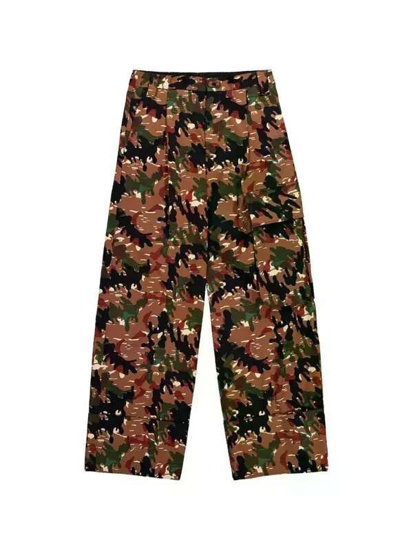 WALTER VAN BEIRENDONCK Major Camouflage Pocket Trousers