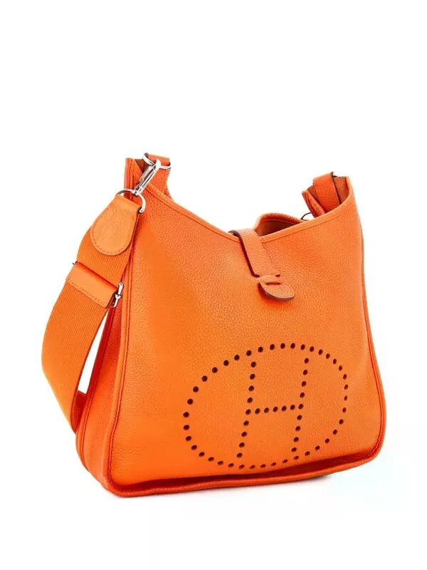 Hermès Evelyne Iii Clemence Gm Crossbody Bag - Orange
