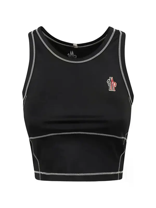 Moncler Contrast-stitching Tank Top