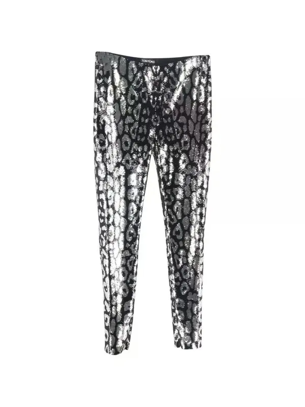 TOM FORD Leopard Print Sequined Leggings