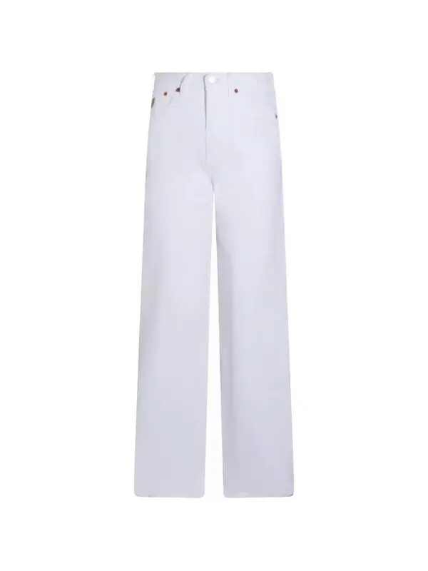 LOIS Patch-pocket Jeans - White