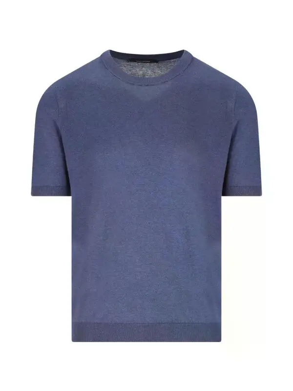 Tagliatore Ribbed T-shirt - Blue
