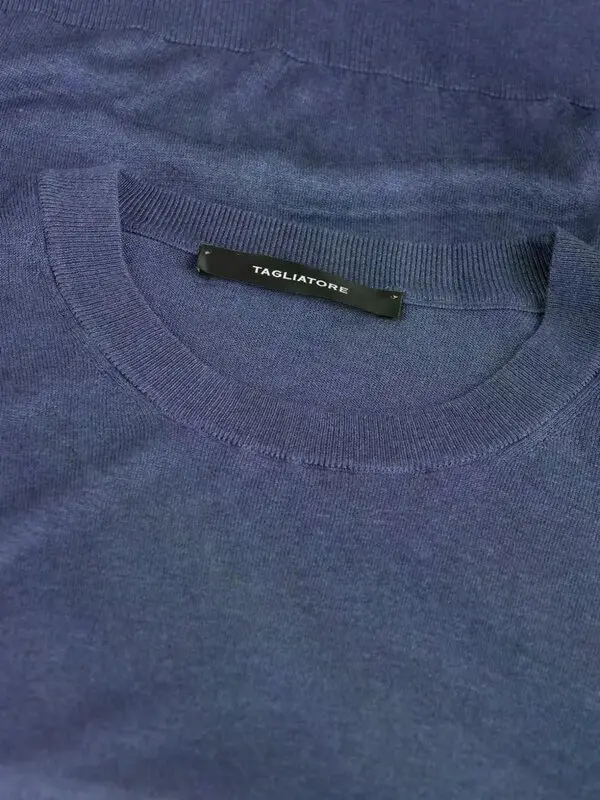 Tagliatore Ribbed T-shirt - Blue