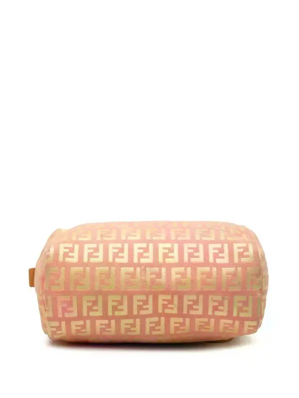 Fendi 2000-2010 Mini Zucchino Canvas Handbag - Pink