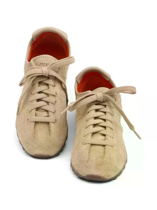 Jacquemus Suede Lace-up Sneakers - Neutrals