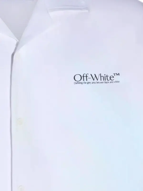 Off-White Short Sleeve Logo Shirt