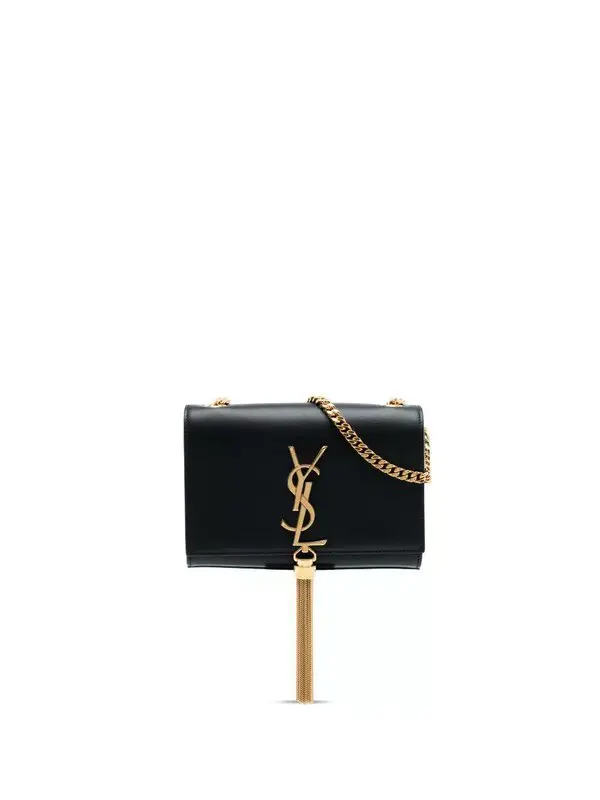 Saint Laurent Small Monogram Kate Tassel Crossbody Bag - Black