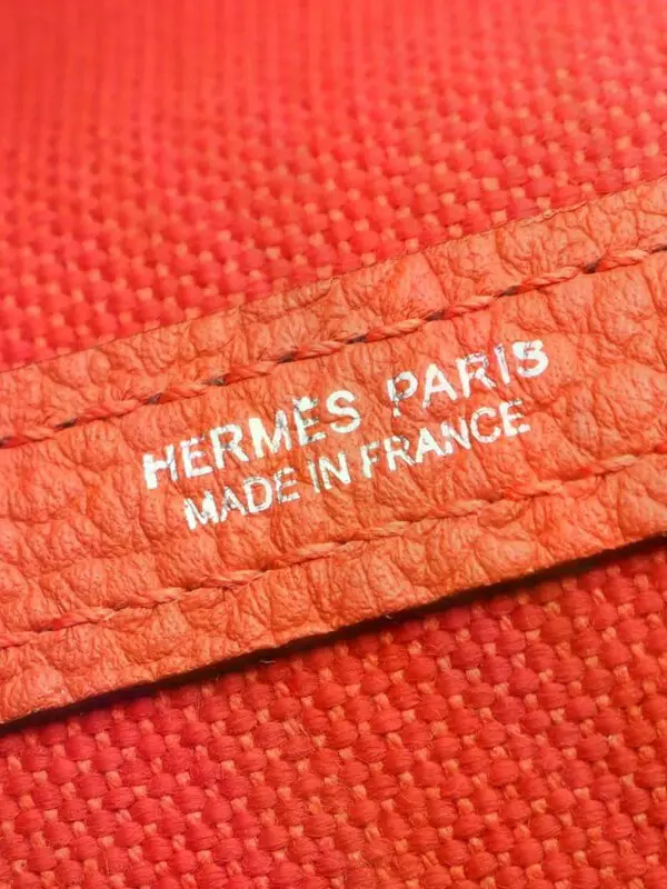 Hermès 2016 Toile And Negonda Garden Party 30 Tote Bag - Red