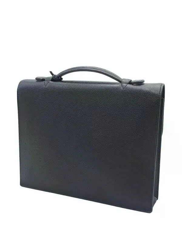 Hermès 2006 Swift Sac A Depeches 27 Business Bag - Black