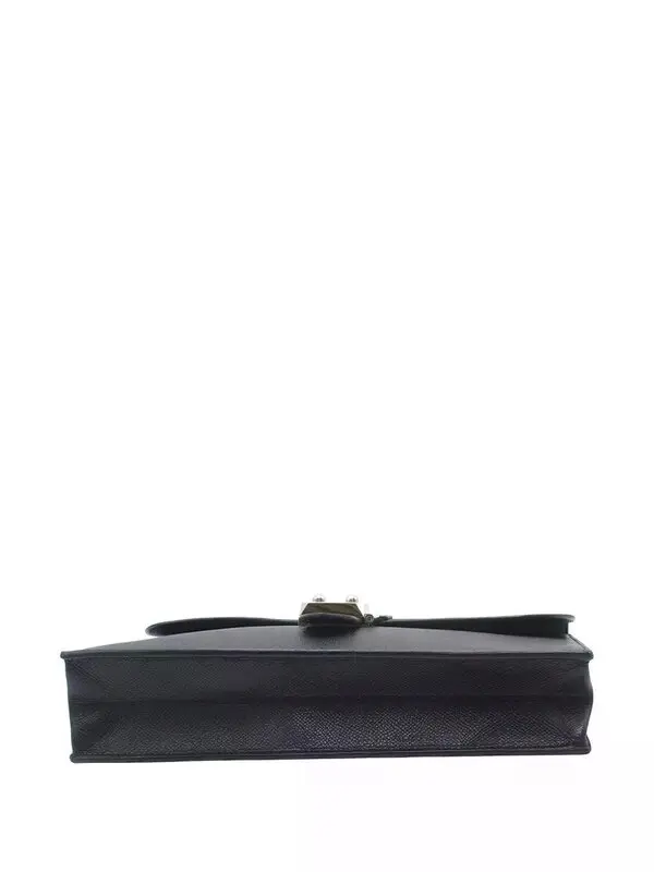 Hermès 2006 Swift Sac A Depeches 27 Business Bag - Black