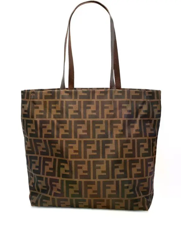 Fendi 20th Century Zucca Canvas Tote Bag - Brown