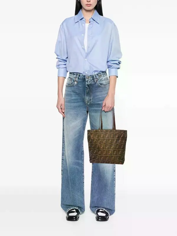 Fendi 20th Century Zucca Canvas Tote Bag - Brown
