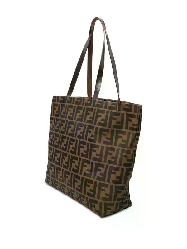 Fendi 20th Century Zucca Canvas Tote Bag - Brown