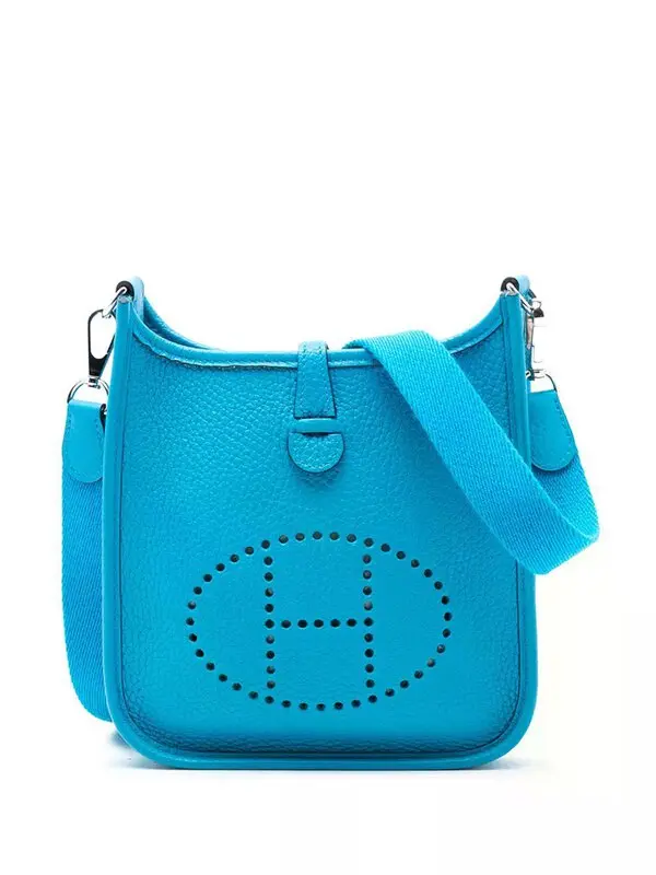 Hermès 2021 Clemence Evelyne Tpm Crossbody Bag - Blue