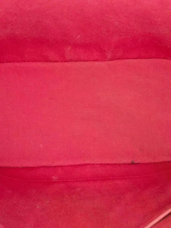 LOUIS VUITTON 2014 Monogram Vernis Montebello Pm Satchel - Red