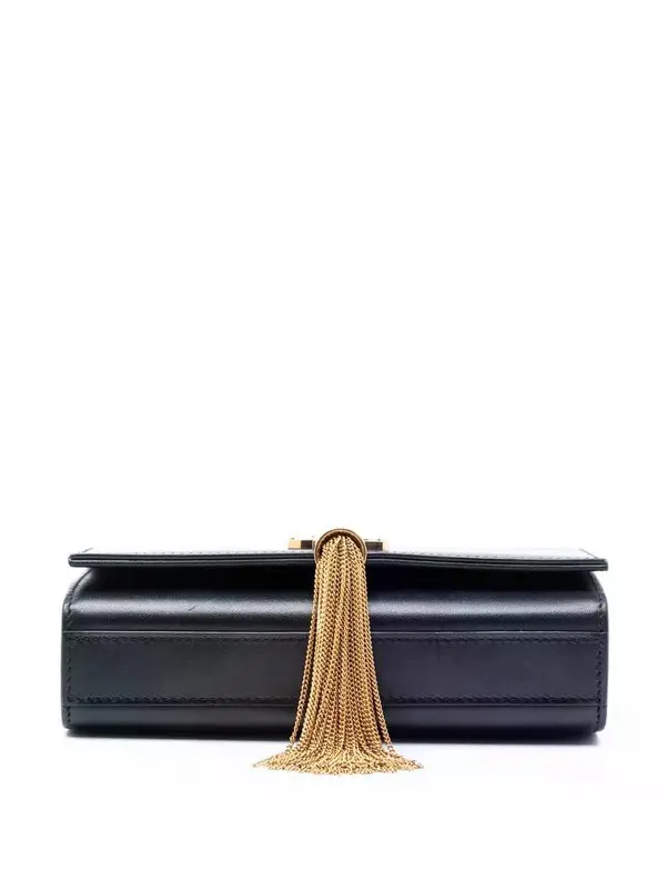 Saint Laurent Small Monogram Kate Tassel Crossbody Bag - Black