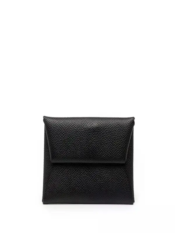 Hermès 2024 Epsom Bastia Change Purse Coin Pouch - Black