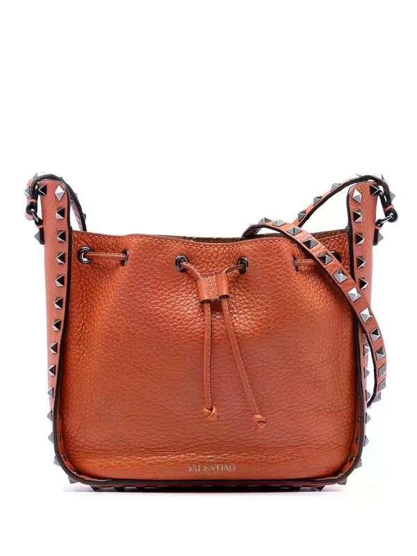 Valentino Garavani Grained Calfskin Rockstud Bucket Bag