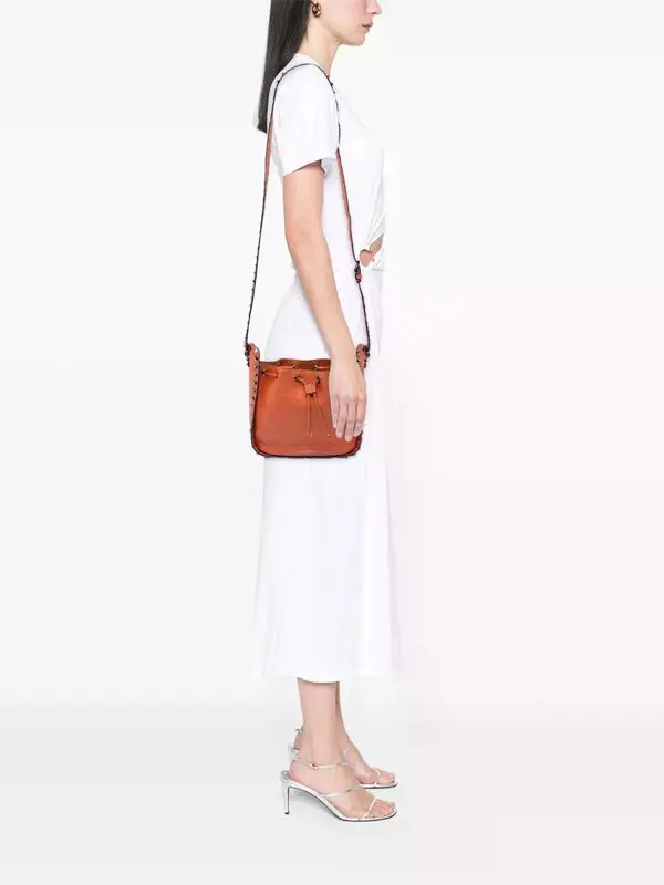 Valentino Garavani Grained Calfskin Rockstud Bucket Bag