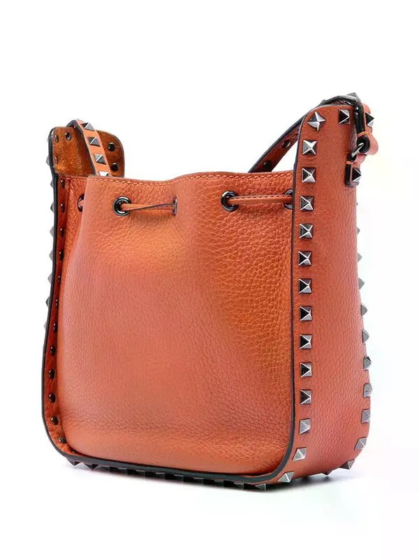 Valentino Garavani Grained Calfskin Rockstud Bucket Bag