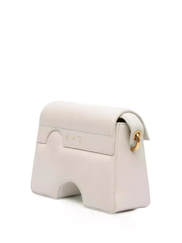 Off-White Leather Burrow 22 Crossbody Bag