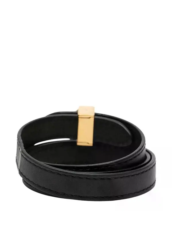 LOUIS VUITTON 2014 Leather Box It Wrap Bracelet
