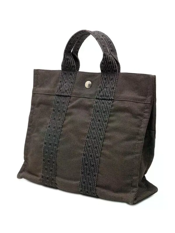Hermès Herline Pm Tote Bag Canvas 1990-2010 - Grey