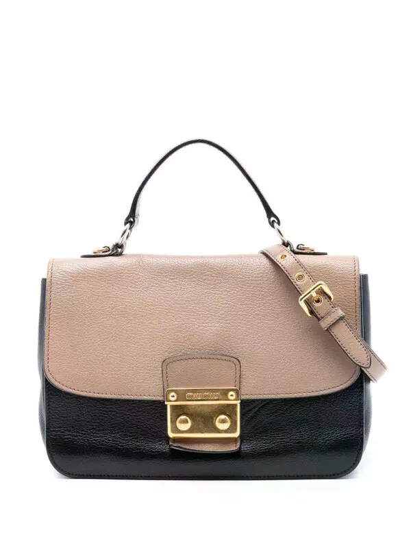 Miu Miu 2010-2026 Goatskin Madras Satchel