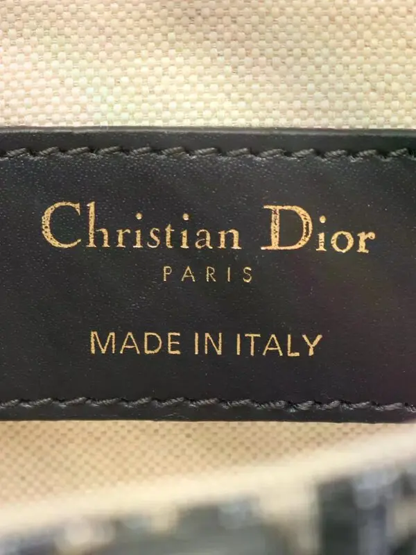 Dior Mini Oblique Saddle Bag - Black
