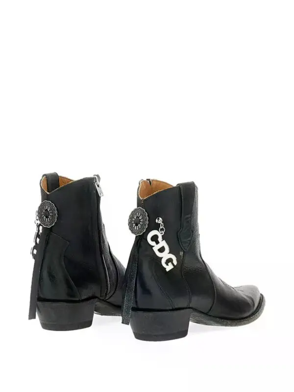 Comme Des Garçons Witches Oxford Boots - Black