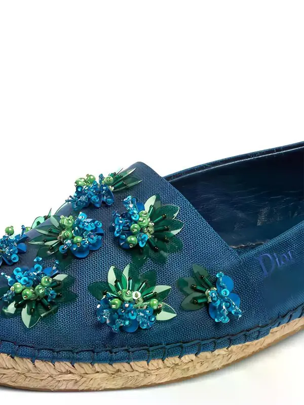 Dior Mesh Espadrille Flats