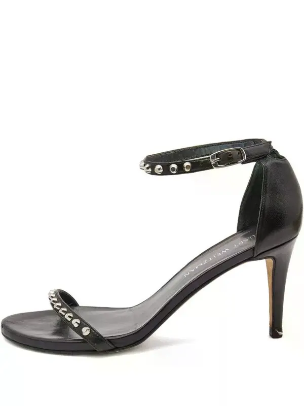 STUART WEITZMAN 90mm Studded Leather Sandals
