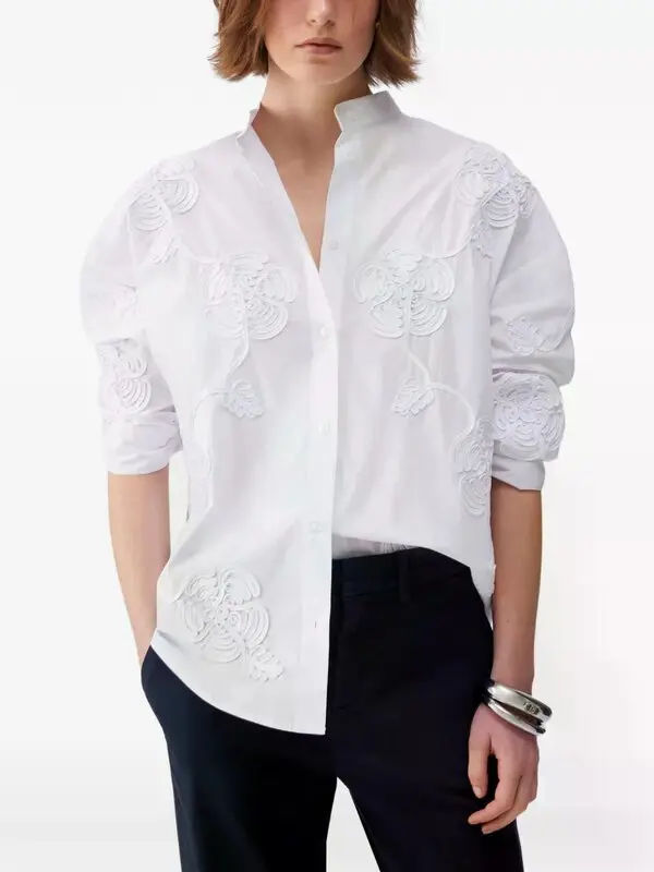 Liu Jo Embroidered Cotton Shirt