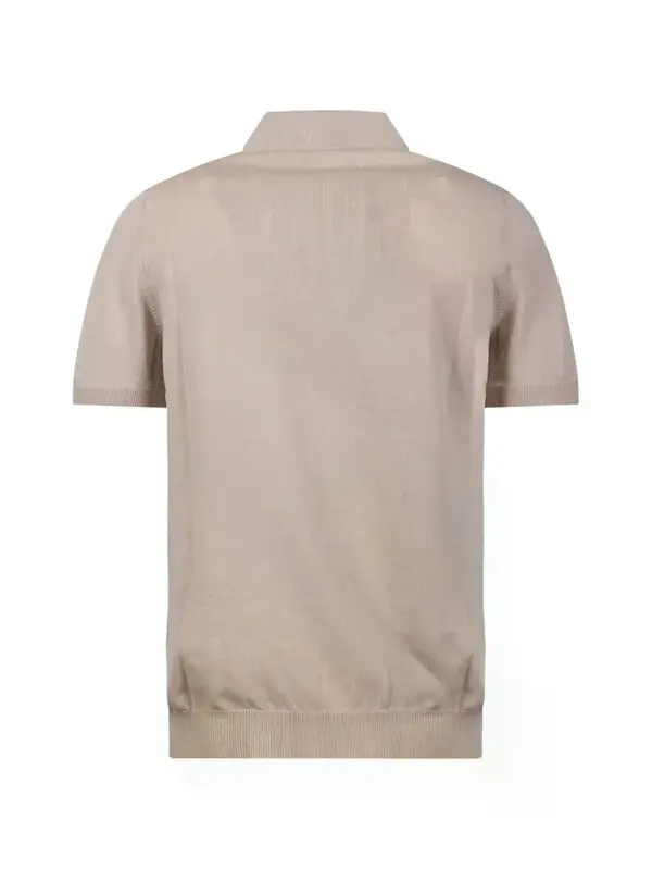 GRAN SASSO Buttoned Polo Shirt - Neutrals