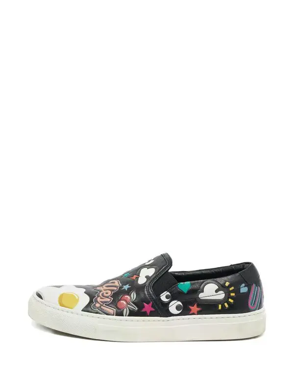 ANYA HINDMARCH Leather Slip-on Sneakers