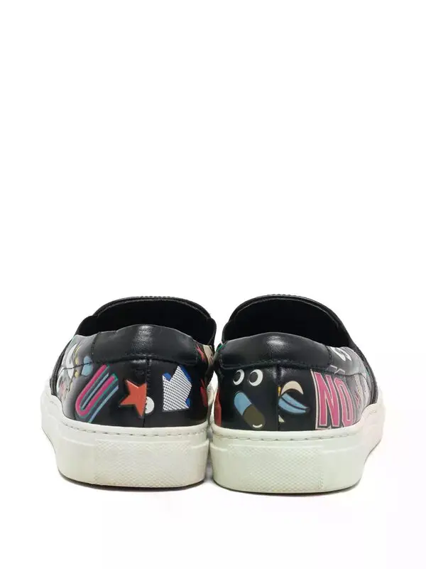 ANYA HINDMARCH Leather Slip-on Sneakers