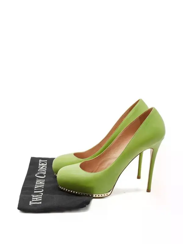 Valentino Garavani 120mm Studded Platform Pumps