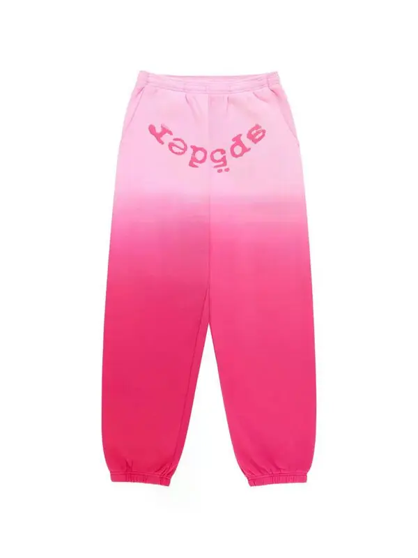SP5DER Ombre-effect Track Pants - Pink