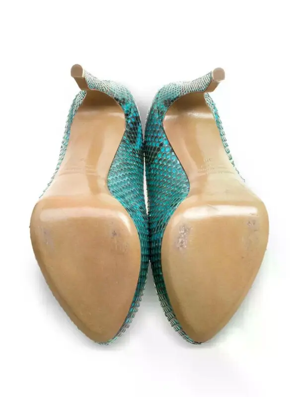 NICHOLAS KIRKWOOD Python Leather Pumps
