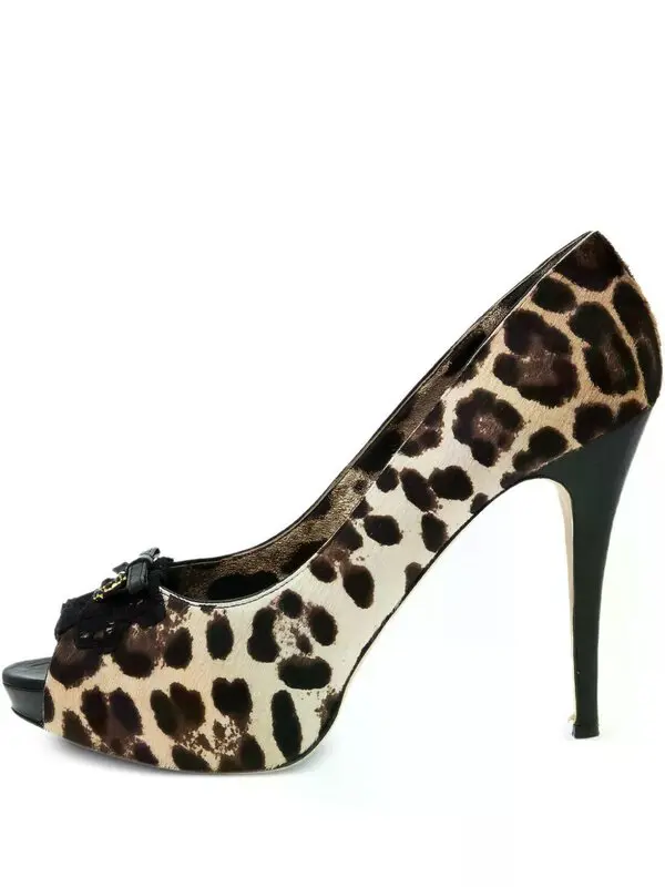 Dolce & Gabbana 120mm Leopard-print Pumps