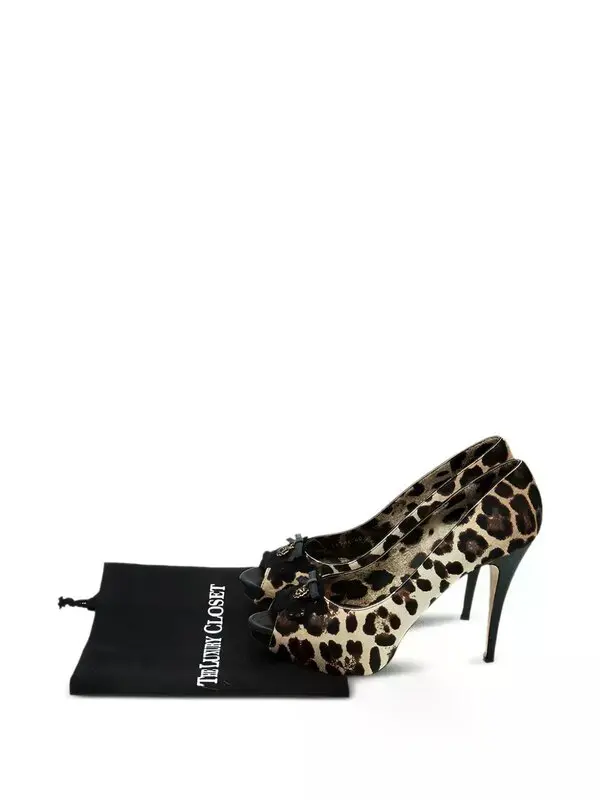Dolce & Gabbana 120mm Leopard-print Pumps